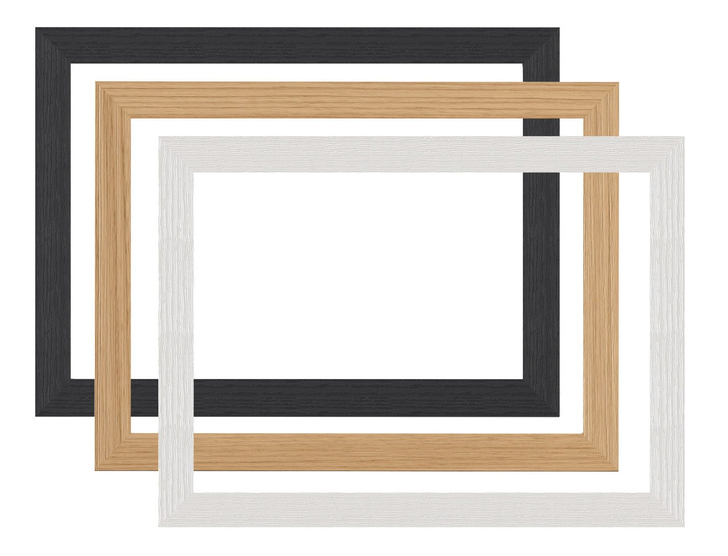 7-inch Frameo Wi-Fi Digital Photo Frame - White Border with 3 Intercha ...